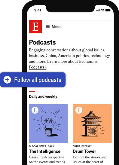 Subscribe to Economist Podcasts+